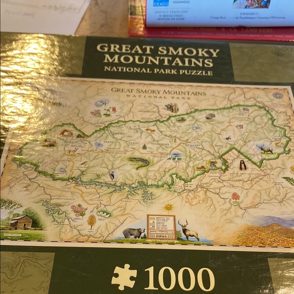 Masterpieces | Games | Great Smoky Mountains National Park Puzzle Green ...